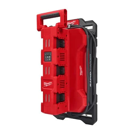 M18 Mobile PACKOUT Six Bay Rapid Charger — Partech Milwaukee